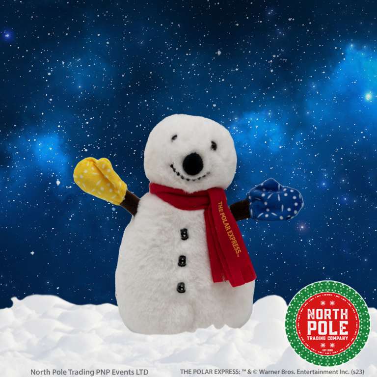 THE POLAR EXPRESS™ Snowman Plush - North Pole Trading Company