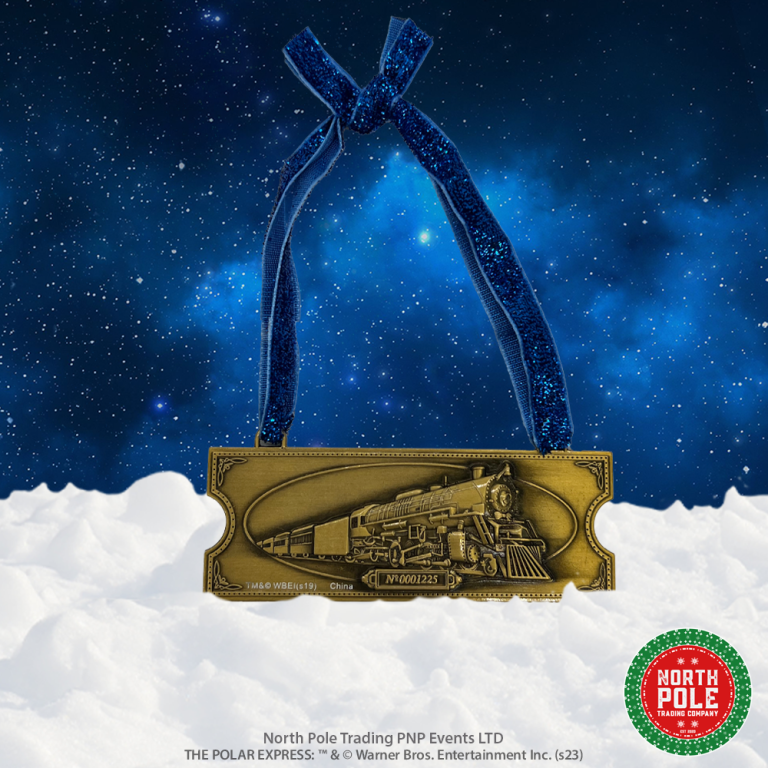 THE POLAR EXPRESS™ Golden Ticket Ornament - North Pole Trading Company