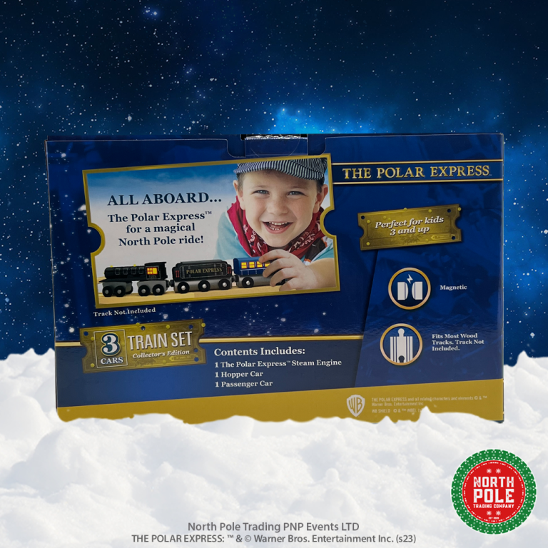 THE POLAR EXPRESS™ Wooden 3 Piece Train - North Pole Trading Company