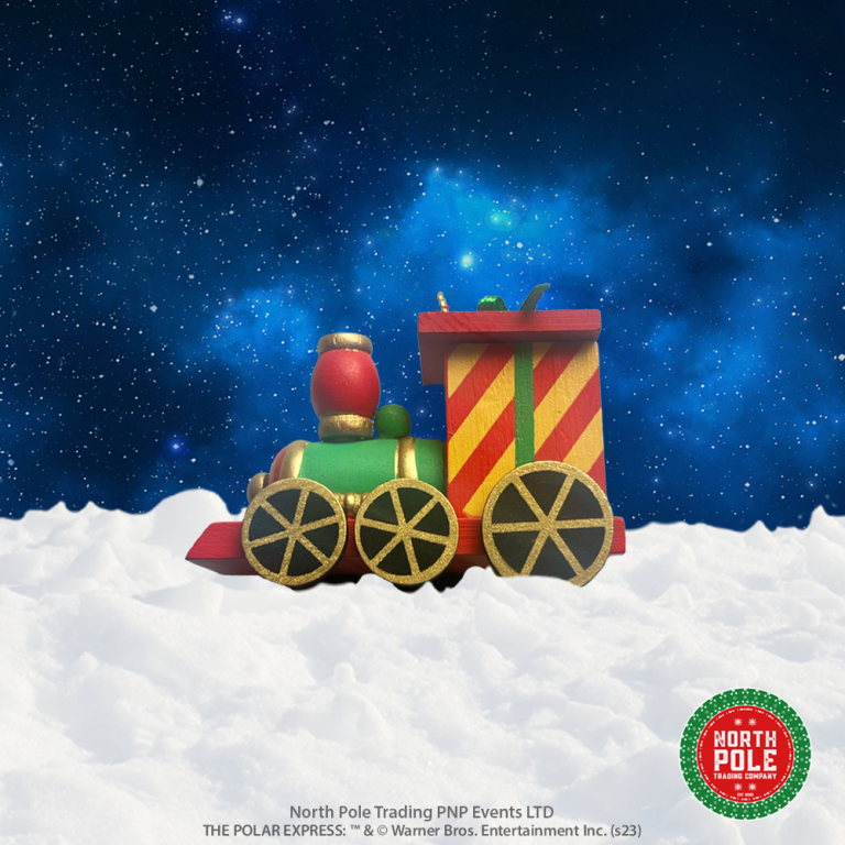 Wooden Train Tree Decoration - North Pole Trading Company